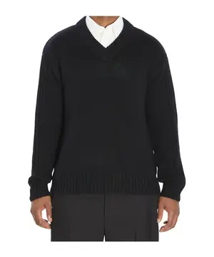 LISA YANG V-neck Ribbed Knitwear