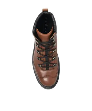 Hogan Lace-up Leather Boots