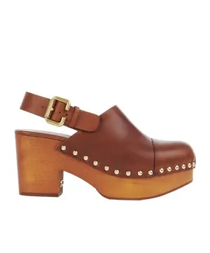Chloé Jeannette Wedge Clogs