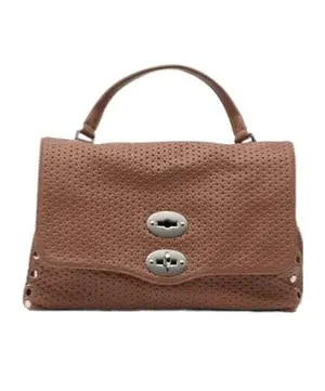 ZANELLATO Logo Handbag With Metal Details