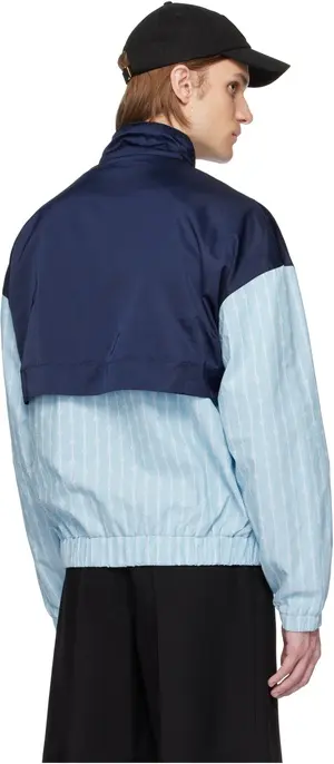 Casablanca Pinstripe Pattern Track Jacket - Multi-color
