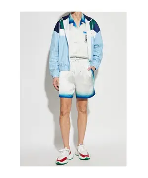 Casablanca Pinstripe Pattern Track Jacket - Multi-color