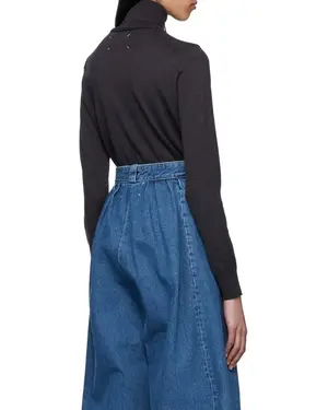 MAISON MARGIELA Work In Progress" Roll-neck Jumper - Blue
