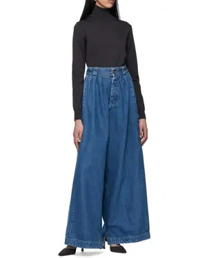 MAISON MARGIELA Work In Progress" Roll-neck Jumper - Blue
