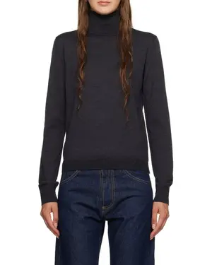 MAISON MARGIELA Work In Progress" Roll-neck Jumper - Blue