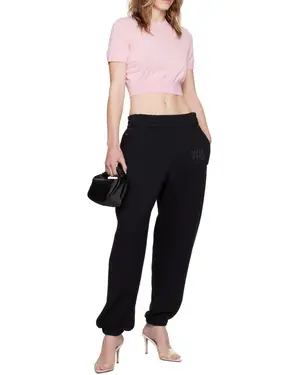 Alexander Wang Logo Terry Sweatpants