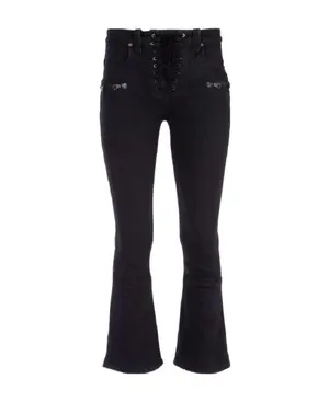 BEN TAVERNITI UNRAVEL PROJECT Stretch Jeans With Decorative Zipper Detail