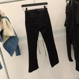 BEN TAVERNITI UNRAVEL PROJECT Stretch Jeans With Decorative Zipper Detail