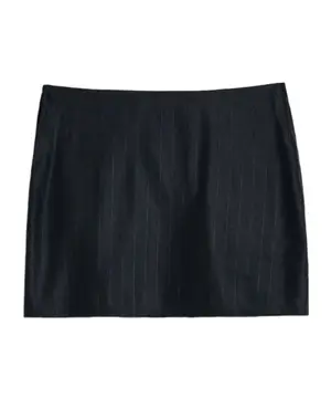 Our Legacy Mini Skirt With Herringbone Side Stripe - No