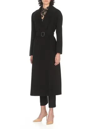 Max Mara Manu Belted Long-sleeved Coat