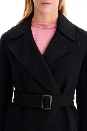 Max Mara Manu Belted Long-sleeved Coat