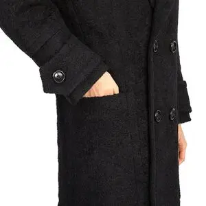AMI Paris Double-breasted Virgin Wool Overcoat