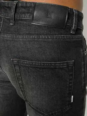 PT TORINO Mid-rise Slim-fit Jeans - Black