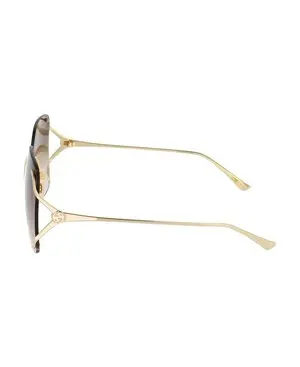 Gucci Square Frame Rimless Sunglasses