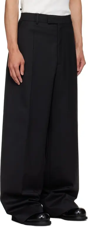 Vetements Pleated Wide-leg Trousers