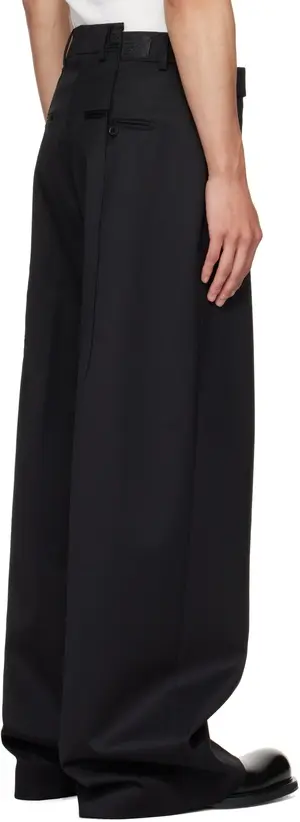 Vetements Pleated Wide-leg Trousers