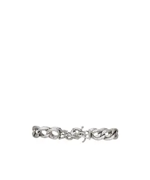 Saint Laurent Cassandre Chain Bracelet - Gray