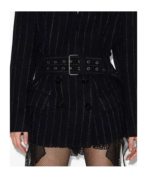 Isabel Marant Étoile Striped Belted Blazer