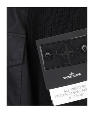 Stone Island Flap-pocket Panelled Jacket - Black