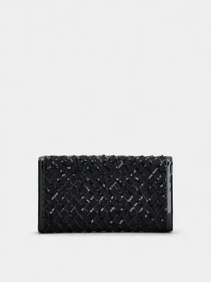 ROGER VIVIER Embellished Chain Shoulder Bag