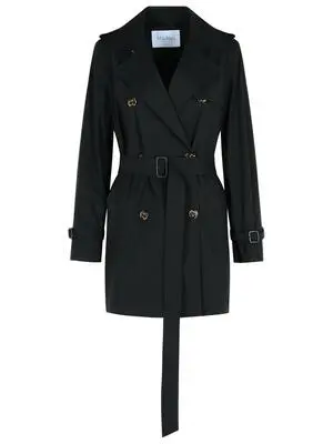 Max Mara Belted Button-up Trench Coat - No