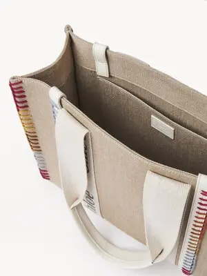 Chloé Medium Woody Tote - Nude