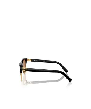 Miu Miu Aviator Sunglasses With Logo Detail
