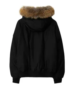 Burberry Hooded Padded Jacket With Ekd Motif