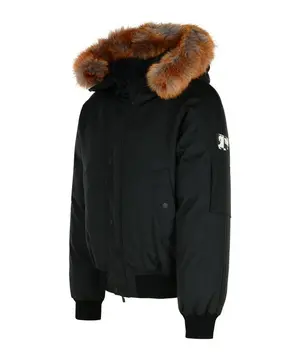Burberry Hooded Padded Jacket With Ekd Motif