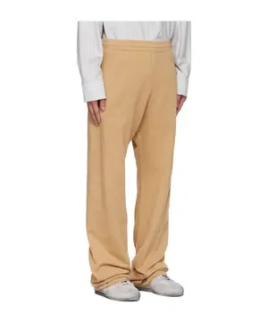 MAISON MARGIELA Drawstring Sweatpants - Ocre
