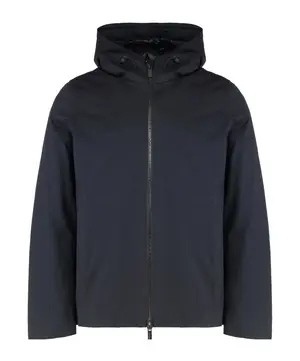 RRD Hooded Double-zip Jacket - Black