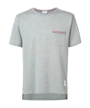 Thom Browne Jersey Pocket T-shirt - Light Grey