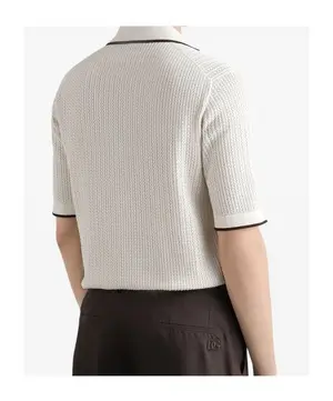 Dolce & Gabbana Knitted Short-sleeve Shirt