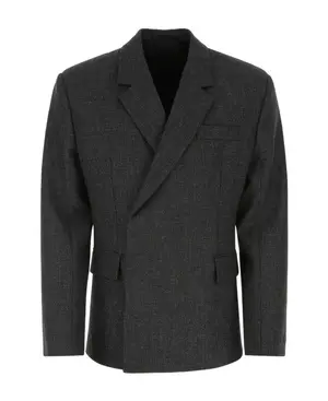 Prada Double-breasted Long Sleeved Blazer - No