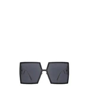 Dior 30 Montaigne Square Frame Sunglasses - Gray