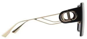 Dior 30 Montaigne Square Frame Sunglasses - Gray