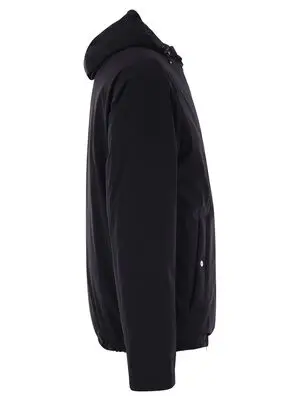 Herno Quilted Hooded Jacket With Drawstring