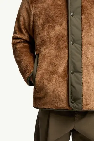 Moncler Reversible Teddy Short Padded Jacket