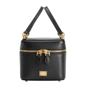 Dolce & Gabbana Logo Plaque Zipped Handbag
