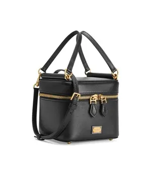 Dolce & Gabbana Logo Plaque Zipped Handbag