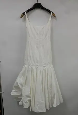 Jacquemus La Robe Agave Sleeveless Midi Dress - White