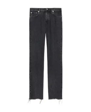Gucci Raw Hem Mid Rise Jeans