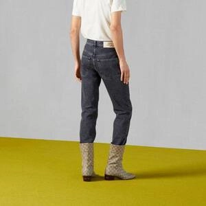 Gucci Raw Hem Mid Rise Jeans