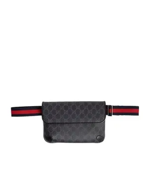Gucci Gg Monogram Belt Bag - Black