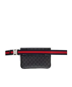 Gucci Gg Monogram Belt Bag - Black