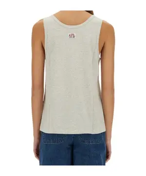 A.p.c. Sleeveless Round Neck Tank Top