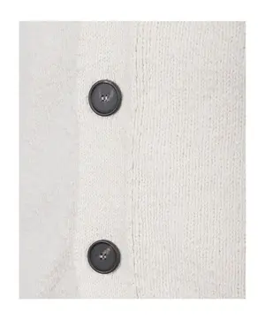 Tagliatore Long-sleeved V-neck Cardigan - White