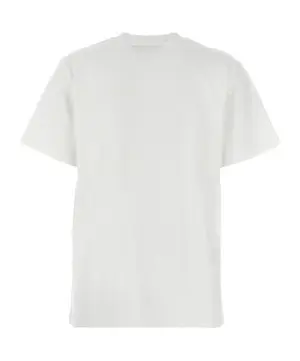 Coperni Logo Printed Crewneck T-shirt - White/black