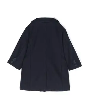FAY Virgin Wool Blend Layered Coat