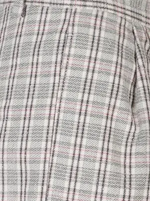 Isabel Marant Étoile Plaid Pleated Trousers